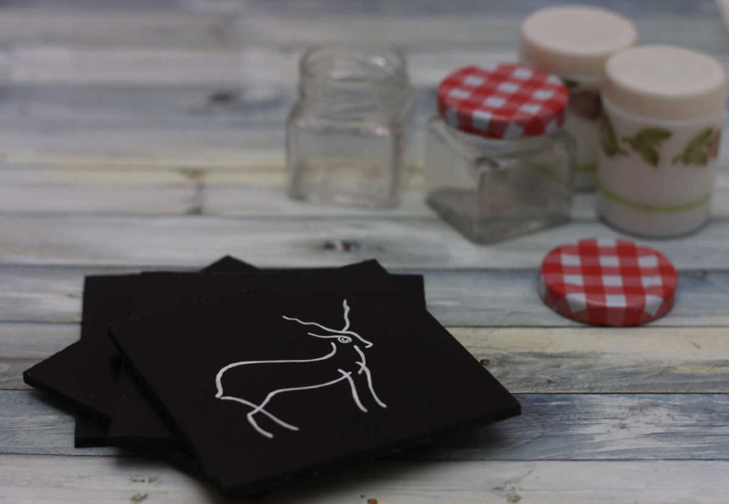 Hand Painted Coasters - Deers | imagicArt